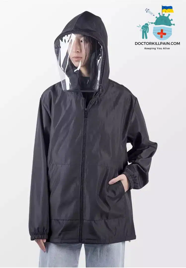 Jacket with Face Mask | Dr. Kill Pain | DrKillPain.com